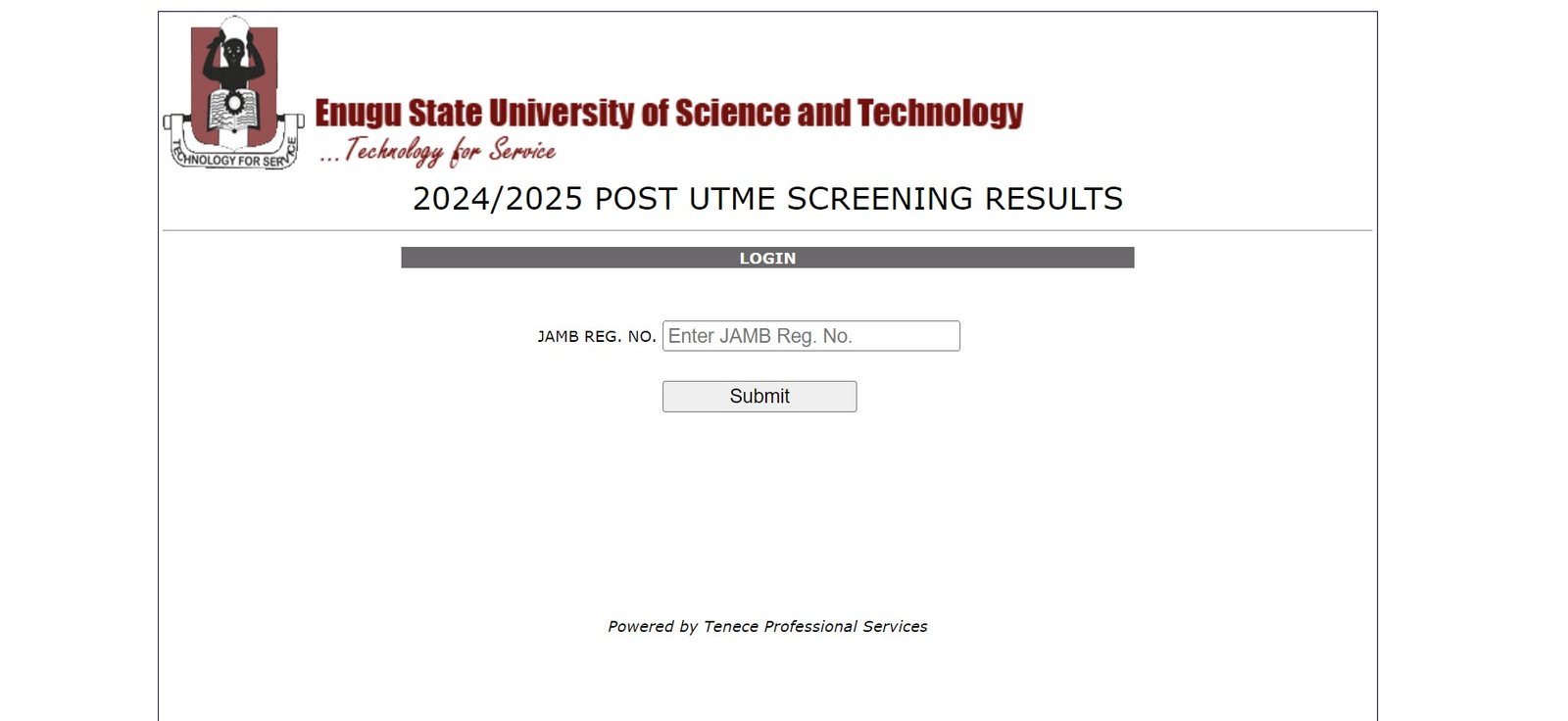 ESUT Screening Result 2024/2025 is Out | How to Check - SchoolPursuit