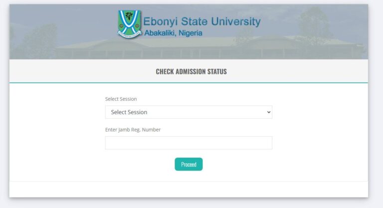 EBSU Admission List for 2024/2025 is Out | How to Check - SchoolPursuit