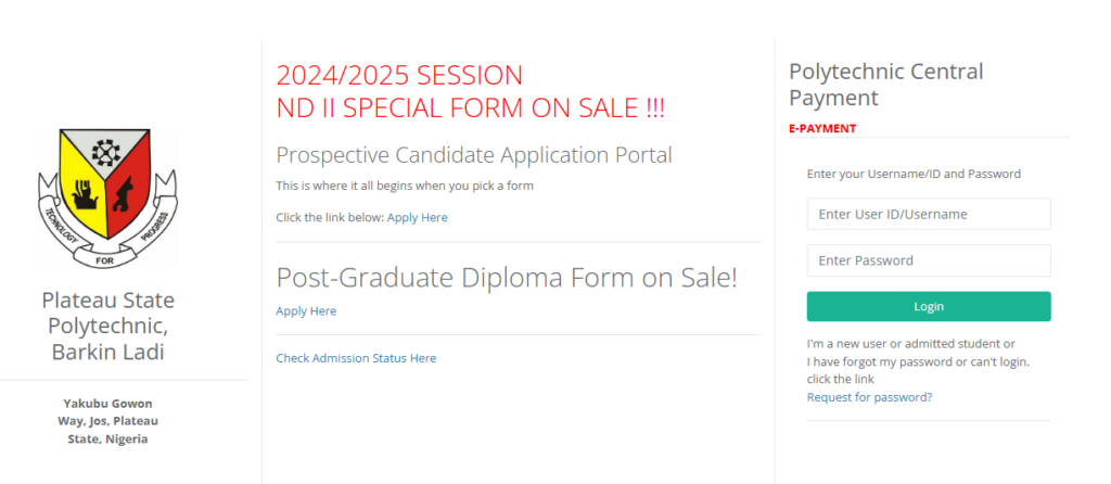 PLAPOLY Admission List for 2024/2025 is Out | How to Check - SchoolPursuit